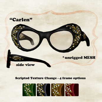 Second Life Marketplace - (W) *MESH* Carlen Readers - 4 Colors