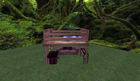 Second Life Marketplace - Platform Bed Set