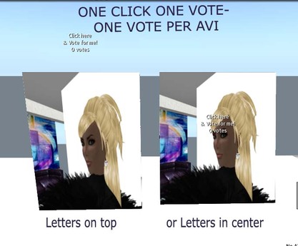 Second Life Marketplace - VOTE VOTING FP SCRIPT ONE AVI ONE VOTE ONLY