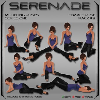 Second Life Marketplace - SERENADE Female Modeling Pose Pack #3