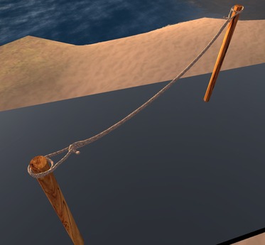 Second Life Marketplace - fence with ropes