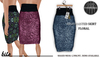 Second Life Marketplace - Bilo- Floral Skirt (Blue) Full Mesh