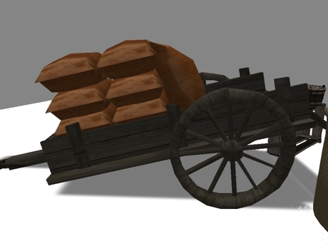 Second Life Marketplace - Merchants Flour Cart
