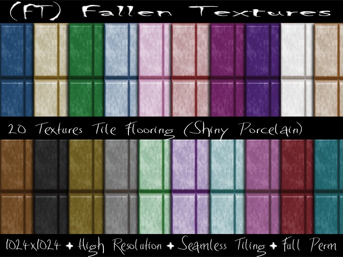 Second Life Marketplace - (FT) Fallen FULL PERM Textures Shiny ...