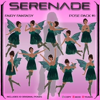 Second Life Marketplace - SERENADE Deluxe Fairy Fantasy Pack: female ...