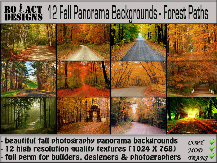 Second Life Marketplace - ..::RO!ACT::..DESIGNS 12 Fall Panorama ...