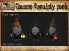 Second Life Marketplace - Gnome 2 sculpty pack-with rezzer