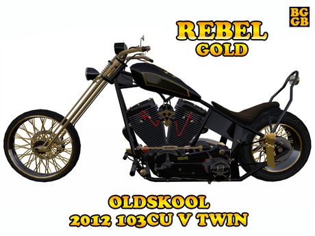 Second Life Marketplace - BG REBEL (GOLD)