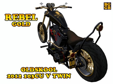 Second Life Marketplace - BG REBEL (GOLD)
