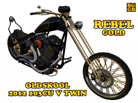 Second Life Marketplace - BG REBEL (GOLD)