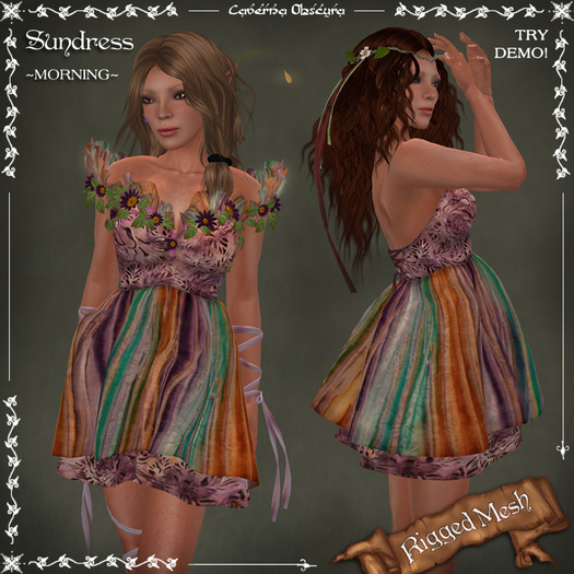 Second Life Marketplace - Sundress ~MORNING~ (rigged mesh) by Caverna ...