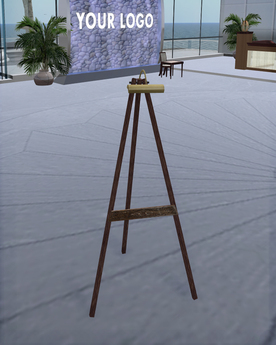 Second Life Marketplace - FREE Classic Easel w/Light Frame