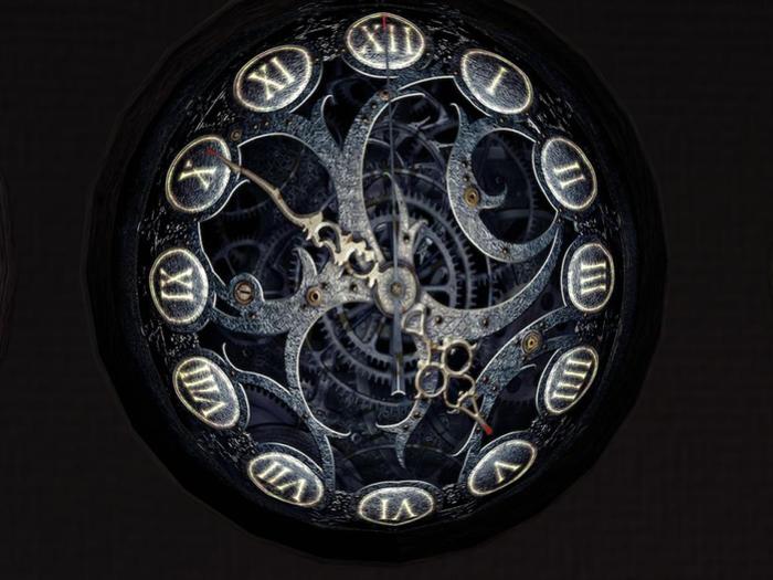Second Life Marketplace - arcane clock wall hanging