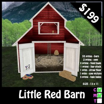 Second Life Marketplace - MC_Little red barn - MP