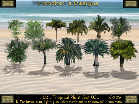 Second Life Marketplace - .:LD:. Tropical Plant Set 03:.