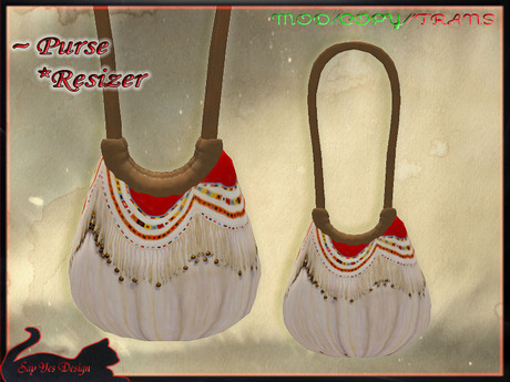 Second Life Marketplace - *SY* native style Purse [Nr. 1413 Parcel]