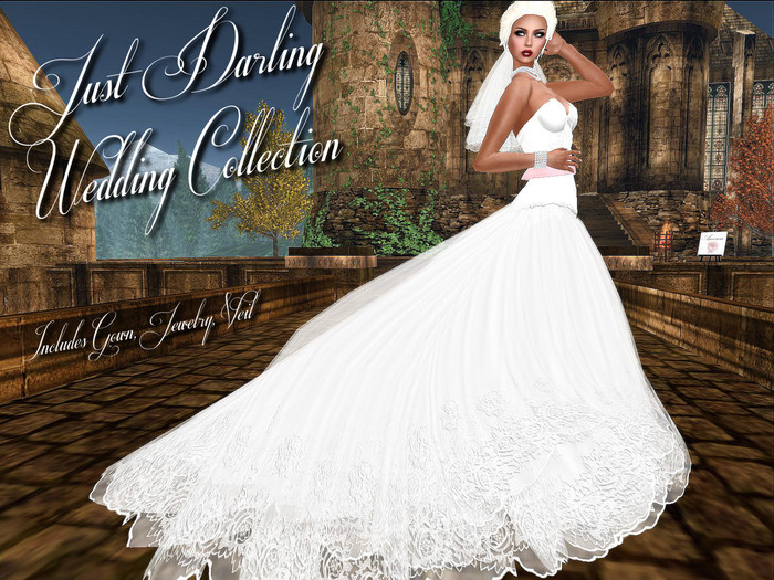 Second Life Marketplace - Just Darling- Bliss Wedding Gown