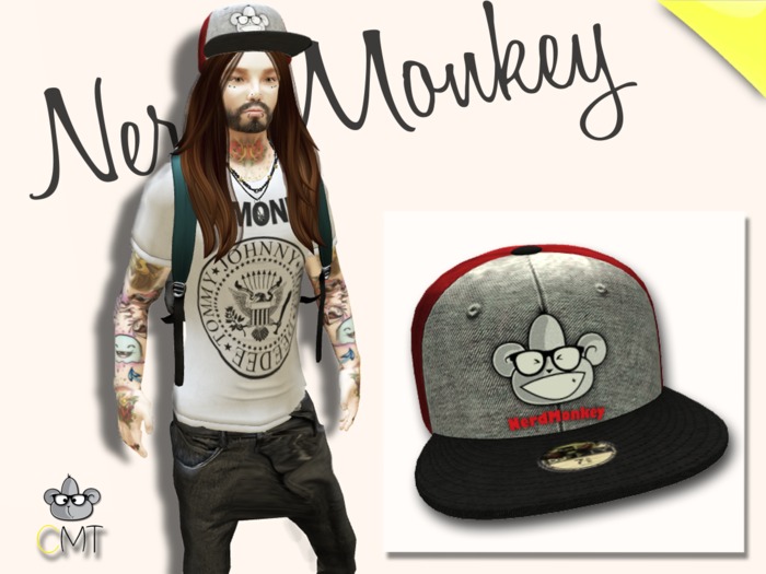 Second Life Marketplace - .::[NerdMonkey]::. Nerd Monkey cap
