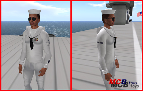 Second Life Marketplace - ::MCB:: Navy Sailor - Man - Ribbon Rack to ...