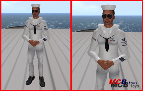 Second Life Marketplace - ::MCB:: Navy Sailor - Man - Ribbon Rack to ...