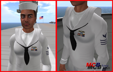 Second Life Marketplace - ::MCB:: Navy Sailor - Man - Ribbon Rack to ...