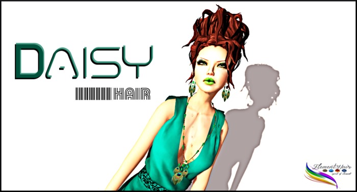 Second Life Marketplace - - - Daisy Hair Black Pack