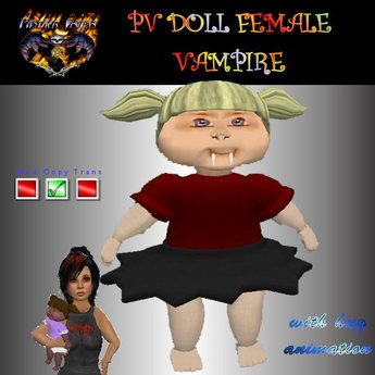 Second Life Marketplace - Female Vamp Doll