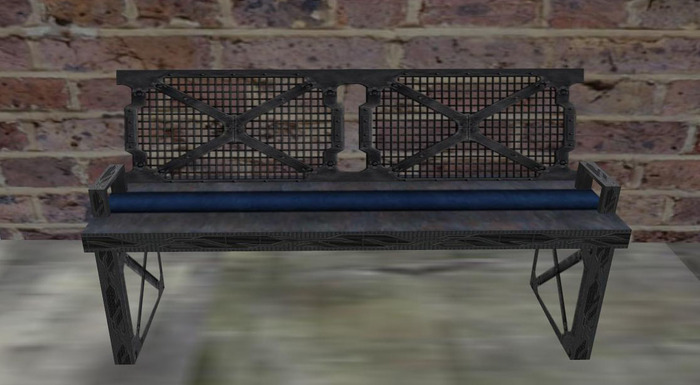 Second Life Marketplace - Urban Metal Bench