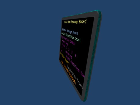 Second Life Marketplace - 12x32 Mesh Message Board