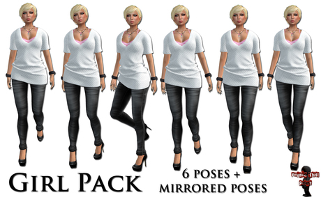 Second Life Marketplace - Bounce This Poses - Girl Pack