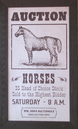 Second Life Marketplace - Vintage Horse Auction Sign (boxed)