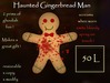 Second Life Marketplace - Haunted Gingerbread man w blood spray ( wear me )
