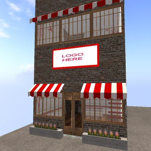Second Life Marketplace - Two story Country store Red and White
