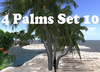 Second Life Marketplace - 4 Palms Set 10 (12x15x18) 2 Prims * Realistic ...