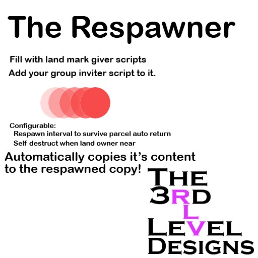 Second Life Marketplace - The Respawner Anti-Autoreturn Object