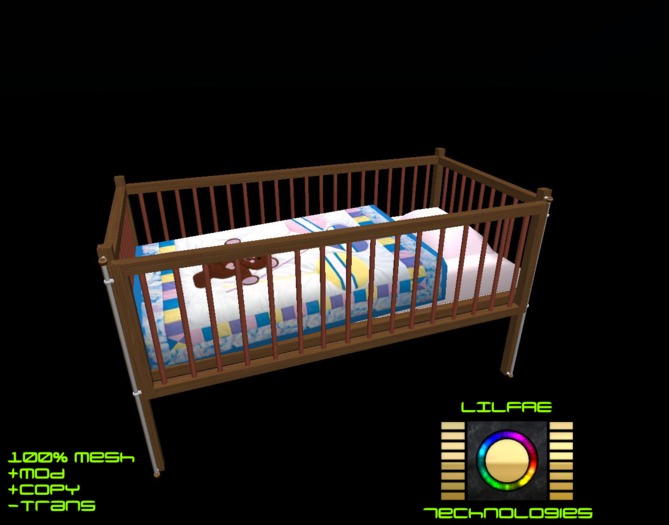 Second Life Marketplace - Classic Baby's Crib