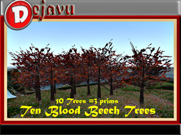 Second Life Marketplace - ^Dejavu^Ten Blood Beech Trees