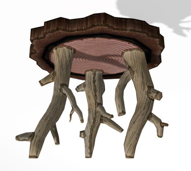 Second Life Marketplace - Mesh Tree Ring Table
