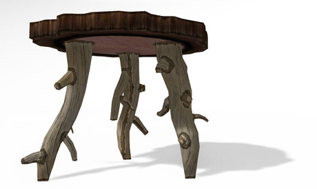 Second Life Marketplace - Mesh Tree Ring Table