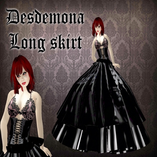 Second Life Marketplace - mw21 desdemona long-GOTHIC DRESS- WOMEN`S ...