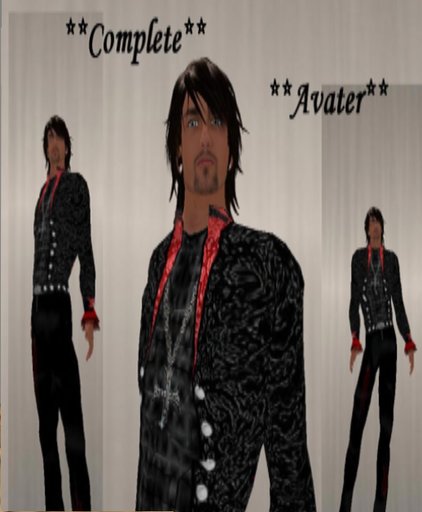 Second Life Marketplace - Black Master -HAIR - SKIN - GOTHIC -COMPLET ...