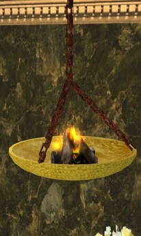 Second Life Marketplace - Ancient fire lamp