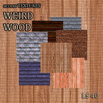 Second Life Marketplace - access TEXTURES WEIRD WOOD (BOXED)