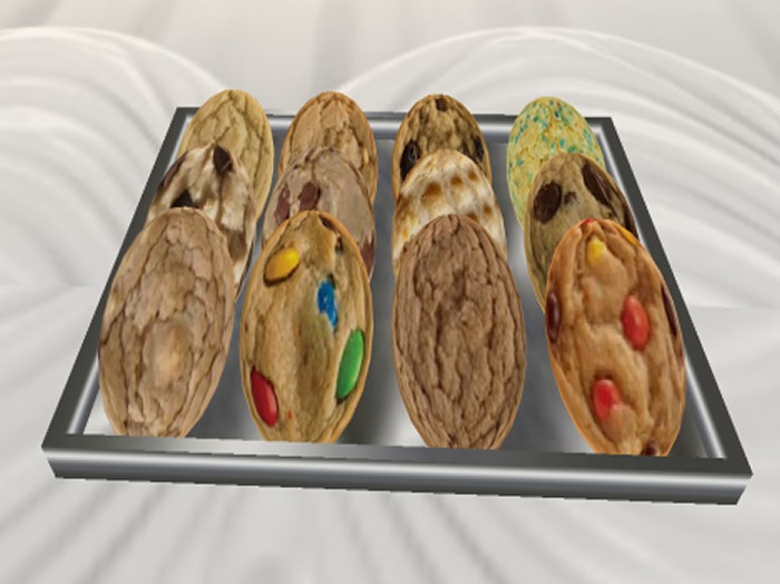 Second Life Marketplace - Tray of Cookies - Food Connection @ Depoz