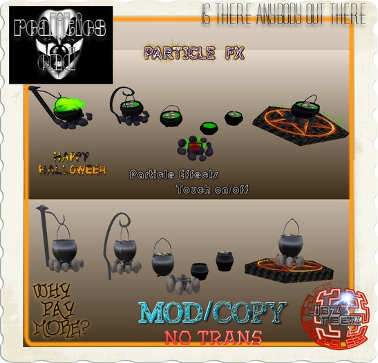 Second Life Marketplace - Witches Brew Cauldron PAK 7 items