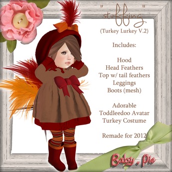 Second Life Marketplace - *BAby Pie* Stuffing Toddleedoo Girl's Fall ...