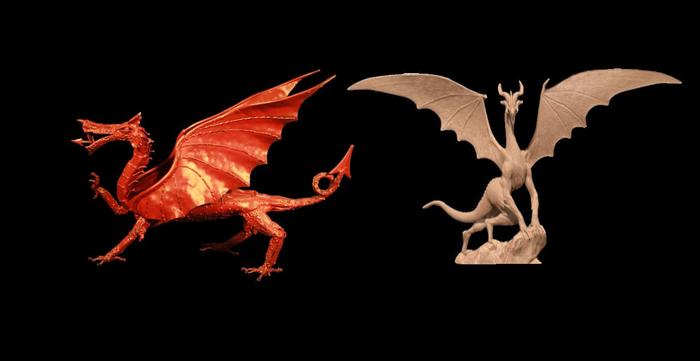 Second Life Marketplace - MW 2 dragon alpha statues full perm textures