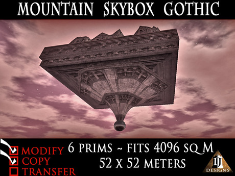 Second Life Marketplace - SKYBOX: MOUNTAIN SKYBOX GOTHIC
