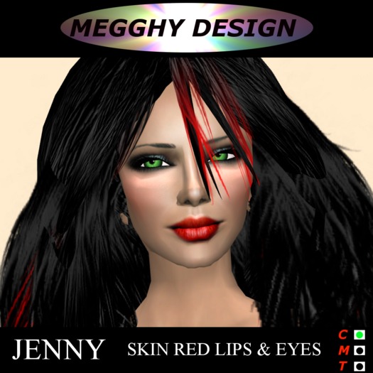 Second Life Marketplace - MEGGHY DESIGN - Jenny Skin Red Lips