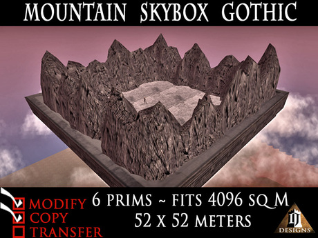 Second Life Marketplace - SKYBOX: MOUNTAIN SKYBOX GOTHIC
